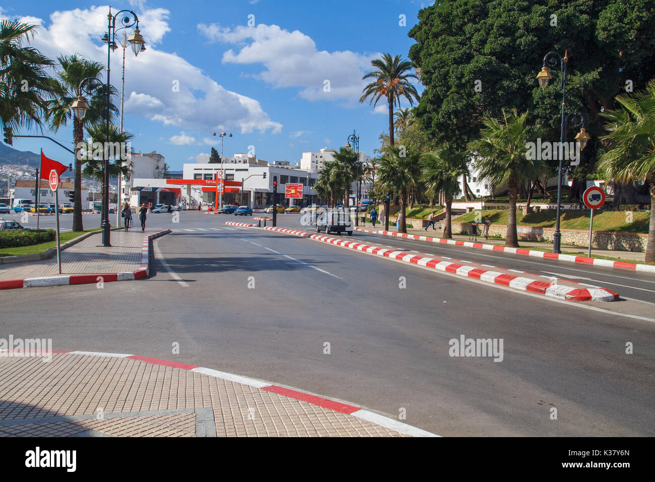 Africa, Morocco, Tanger, city, cars and urban view. 2013 Stock Photo ...
