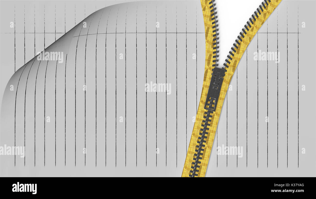 Zipper half closed hi-res stock photography and images - Alamy