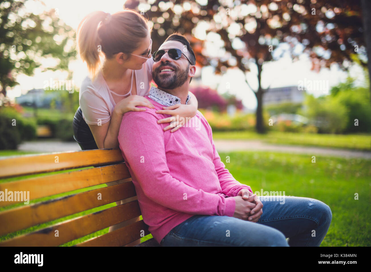 Woman straddling man hi-res stock photography and images - Alamy