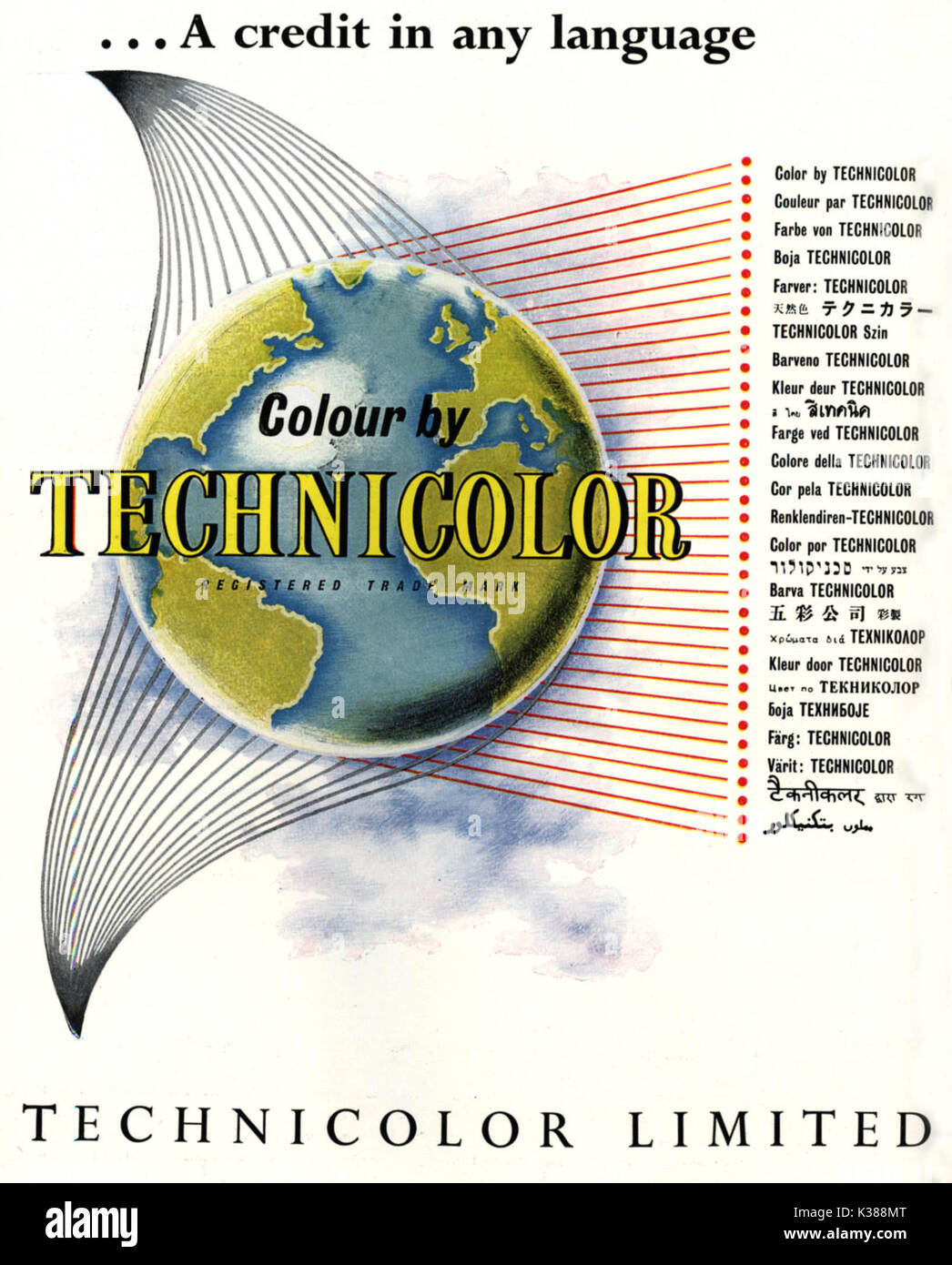 Technicolor advertisement hi-res stock photography and images - Alamy