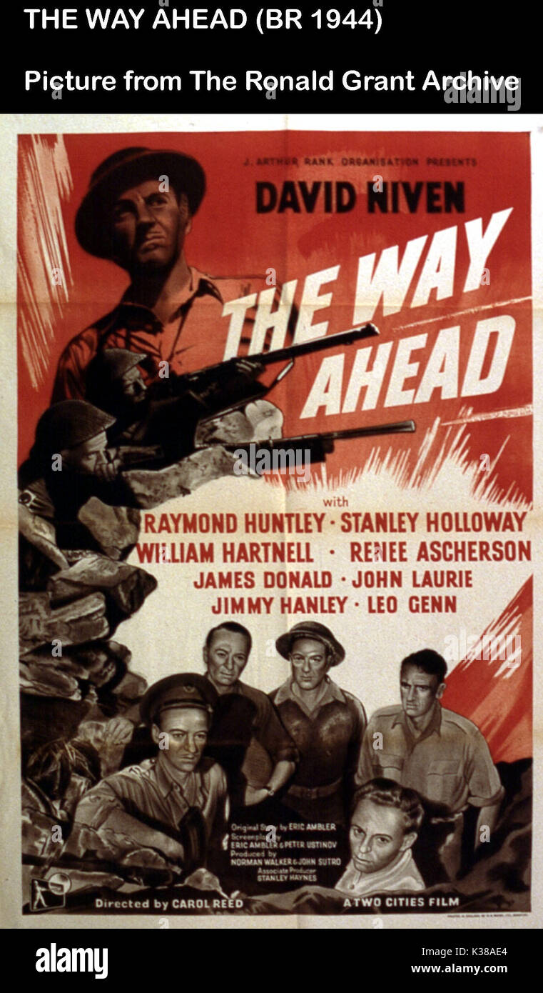 THE WAY AHEAD Date: 1944 Stock Photo - Alamy
