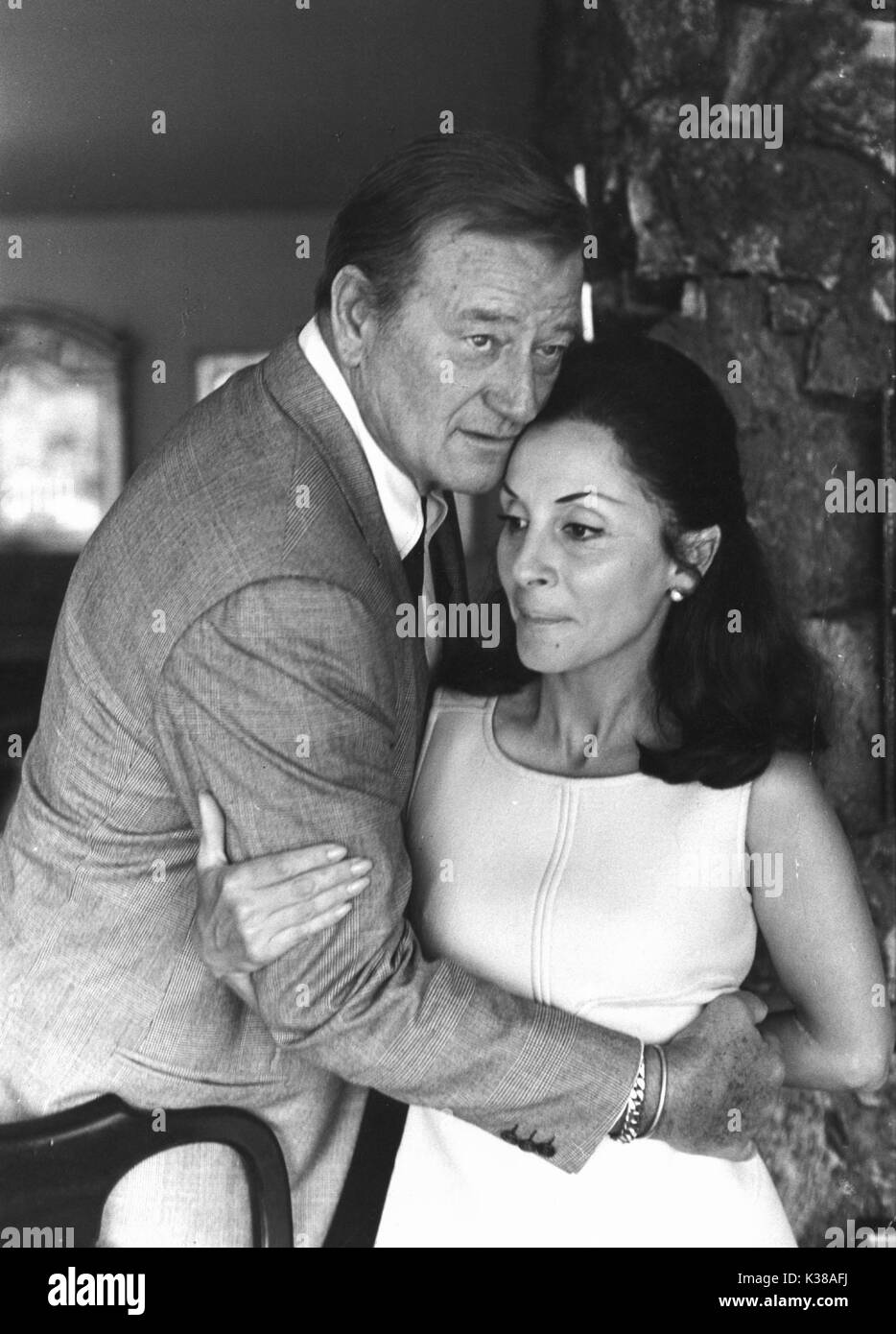 JOHN WAYNE AND PILAR WAYNE Stock Photo - Alamy
