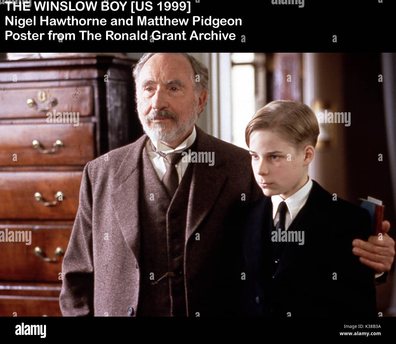 THE WINSLOW BOY NIGEL HAWTHORNE, MATTHEW PIDGEON Date: 1999 Stock Photo ...