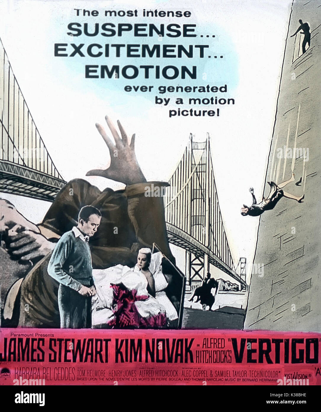 VERTIGO VERTIGO Directed by Alfred Hitchcock Date: 1958 Stock Photo - Alamy