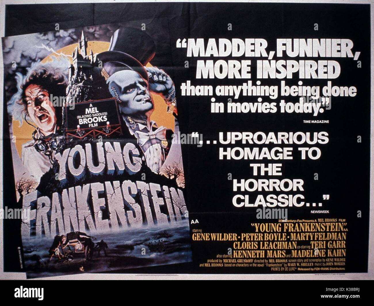 YOUNG FRANKENSTEIN Date: 1974 Stock Photo - Alamy