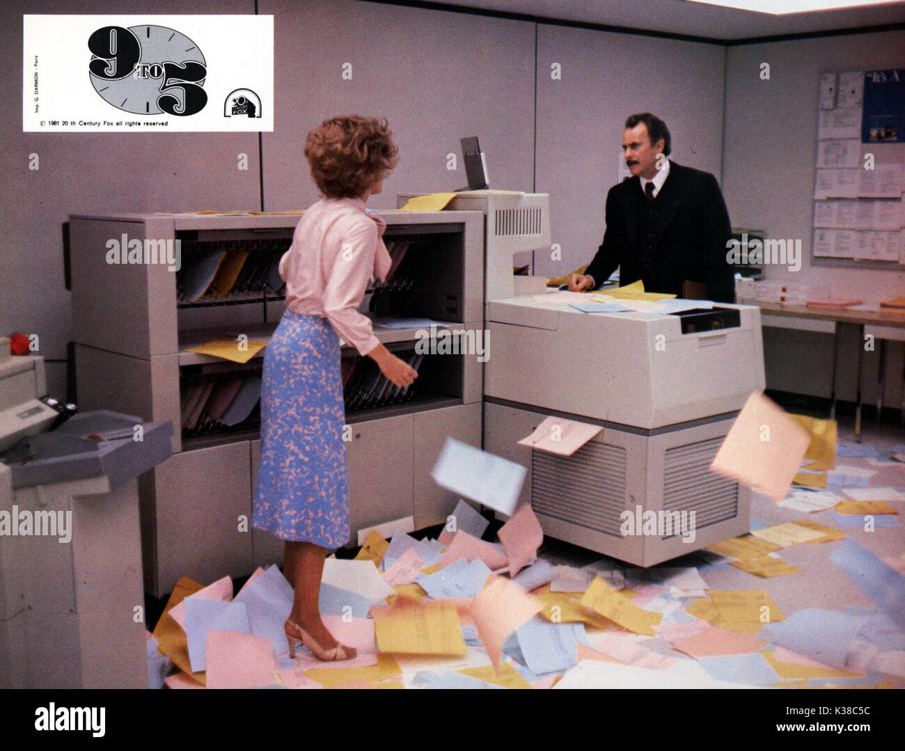 NINE TO FIVE JANE FONDA AND DABNEY COLEMAN Date: 1980 Stock Photo - Alamy