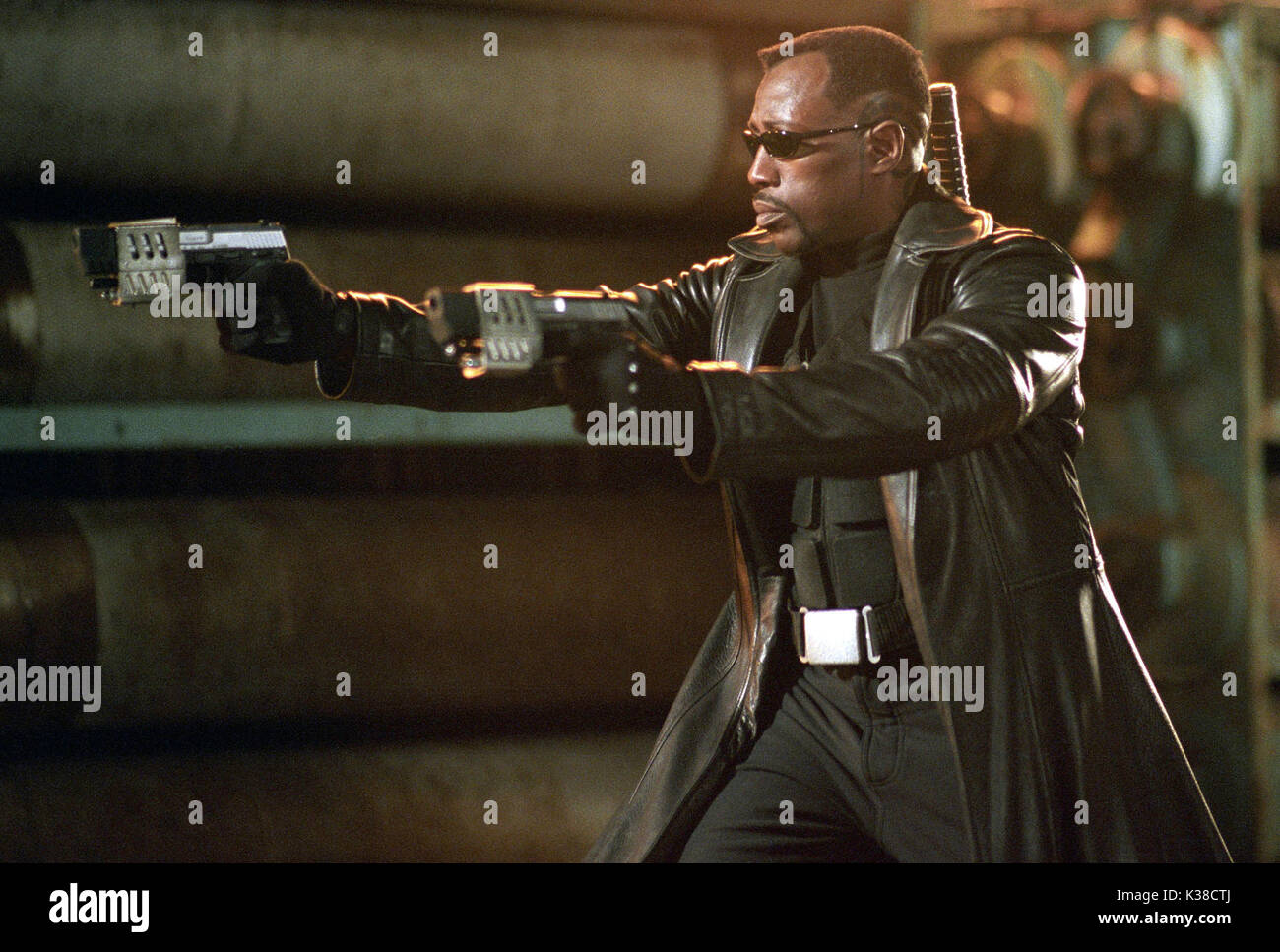 BLADE:TRINITY WESLEY SNIPES Date: 2004 Stock Photo - Alamy
