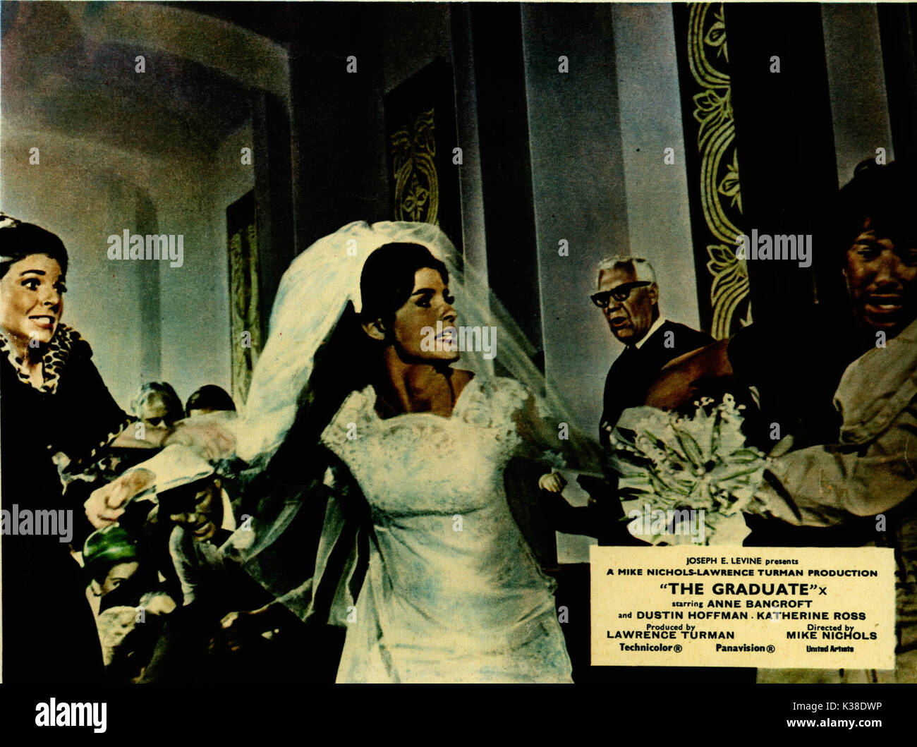 THE GRADUATE ANNE BANCROFT, KATHERINE ROSS AND DUSTIN HOFFMAN A MIKE ...