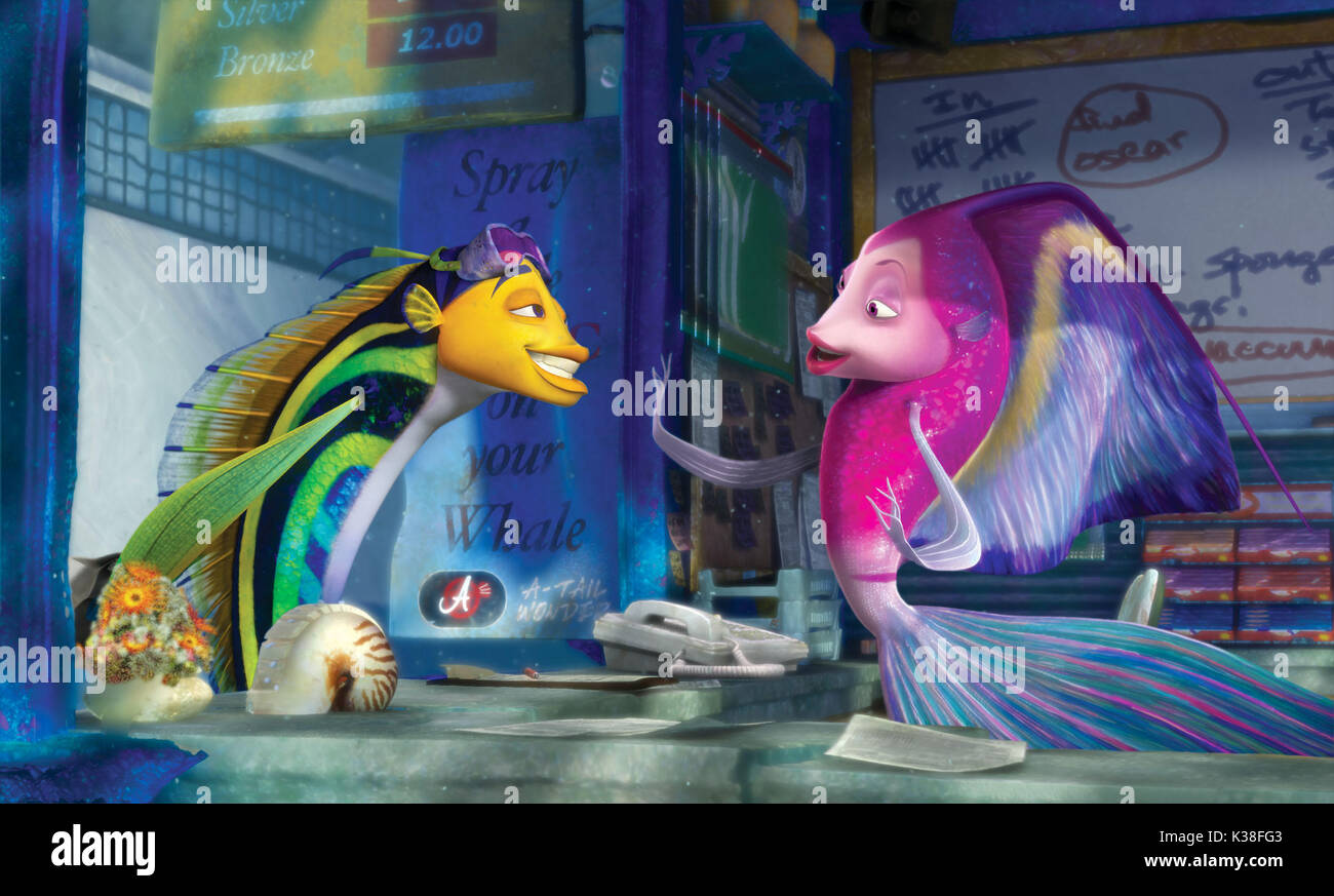 SHARK TALE ANIMATION Date: 2004 Stock Photo - Alamy