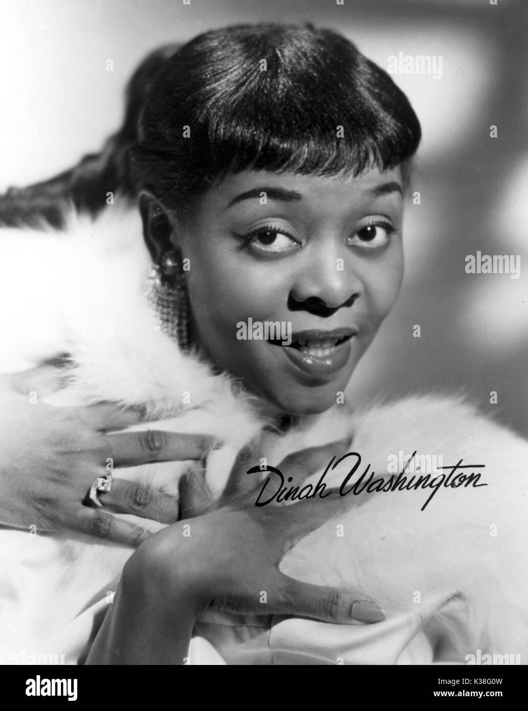 DINAH WASHINGTON SUBJECT: MUSIC FILES, JAZZ/SOUL SINGER Stock Photo - Alamy