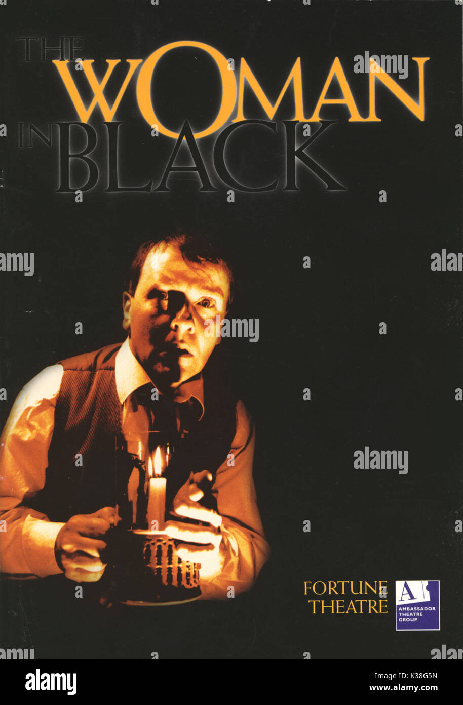 THE WOMAN IN BLACK Fortune Theatre poster shows Colin Hurley who plays ...