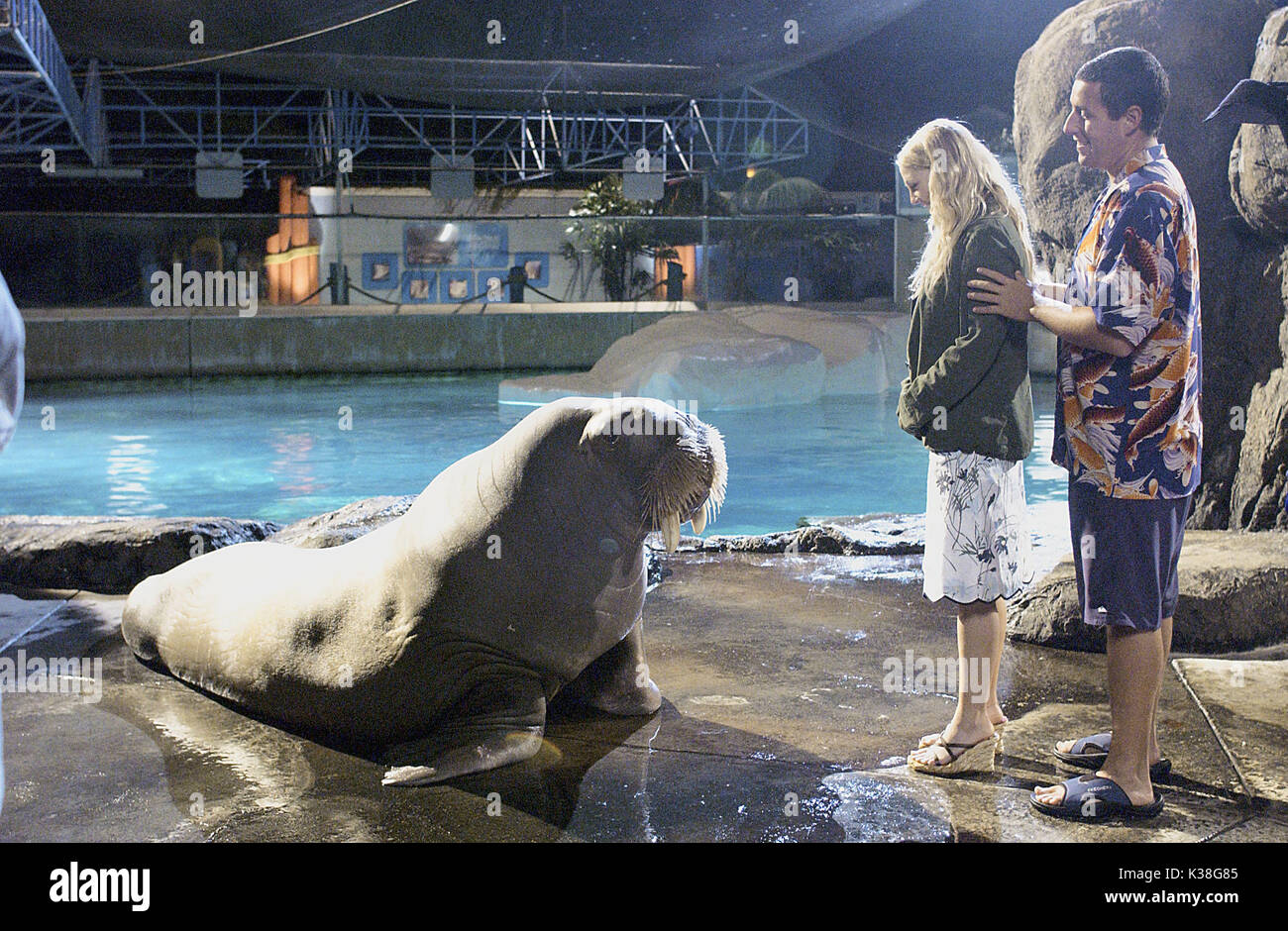 50 FIRST DATES DREW BARRYMORE AND ADAM SANDLER Date: 2004 Stock Photo ...