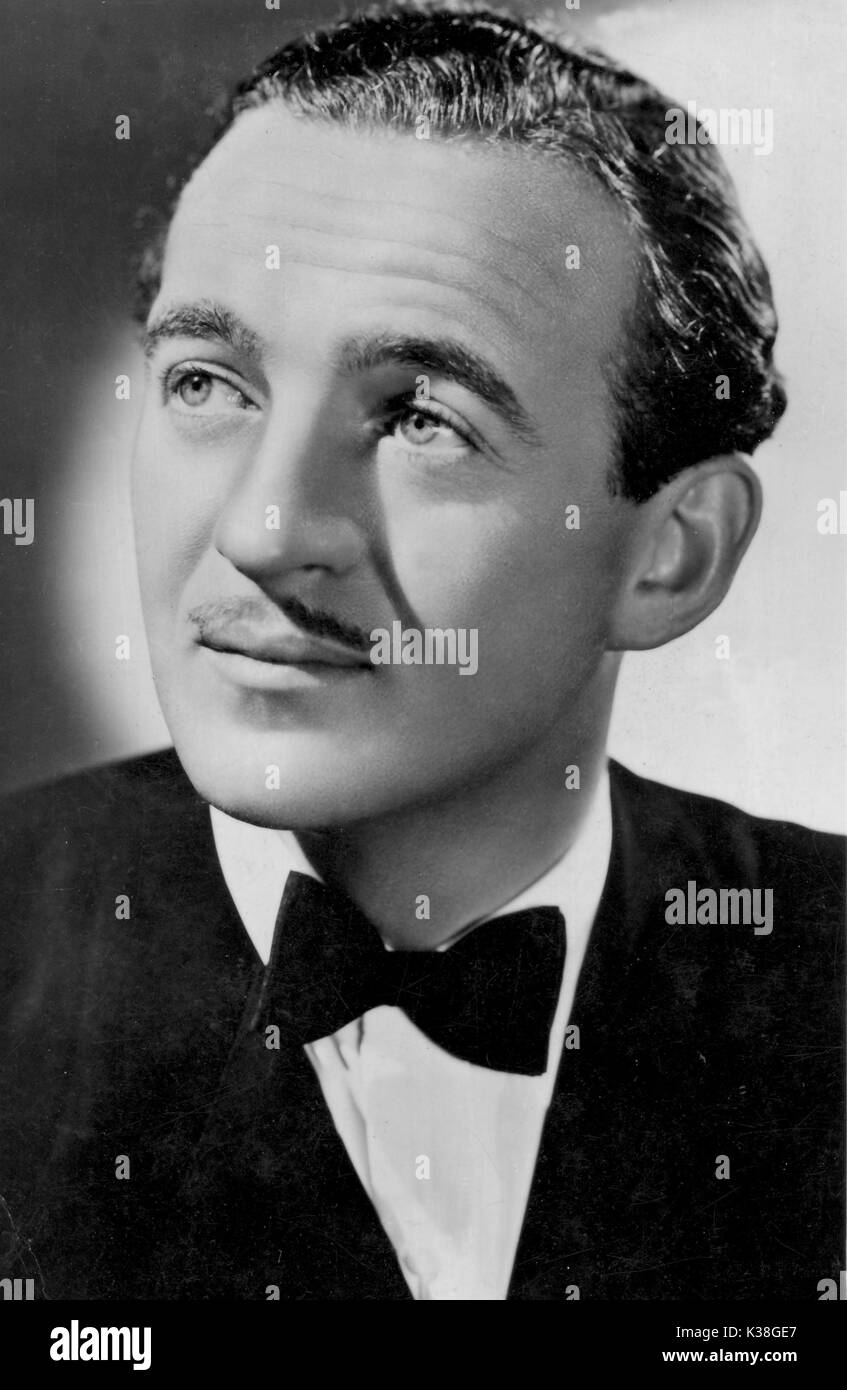 DAVID NIVEN PORTRAIT Stock Photo - Alamy