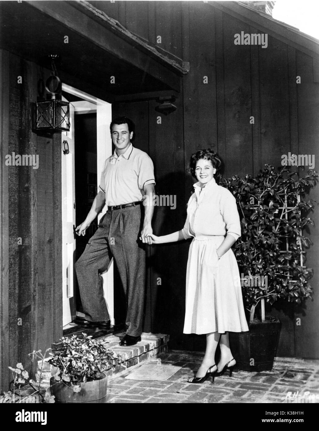 ROCK HUDSON and PHYLLIS GATES Stock Photo - Alamy