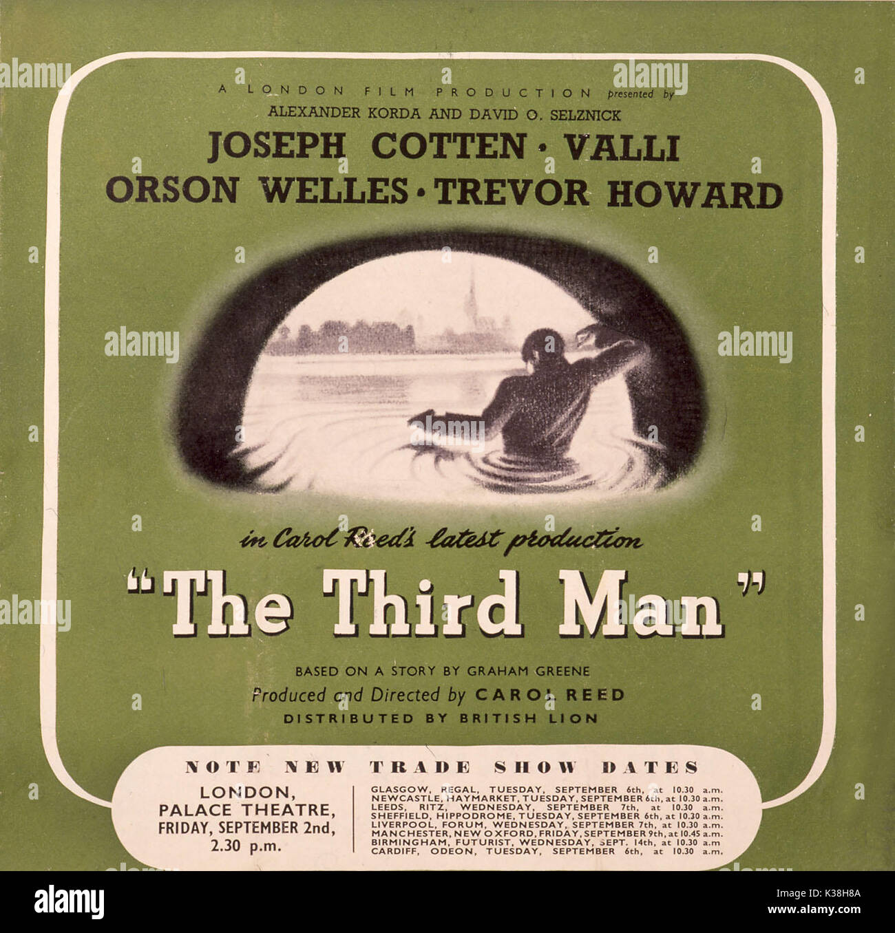 THE THIRD MAN POSTERS RELEASE BY LONDON FILM PRODUCTIONS AND BRITISH ...