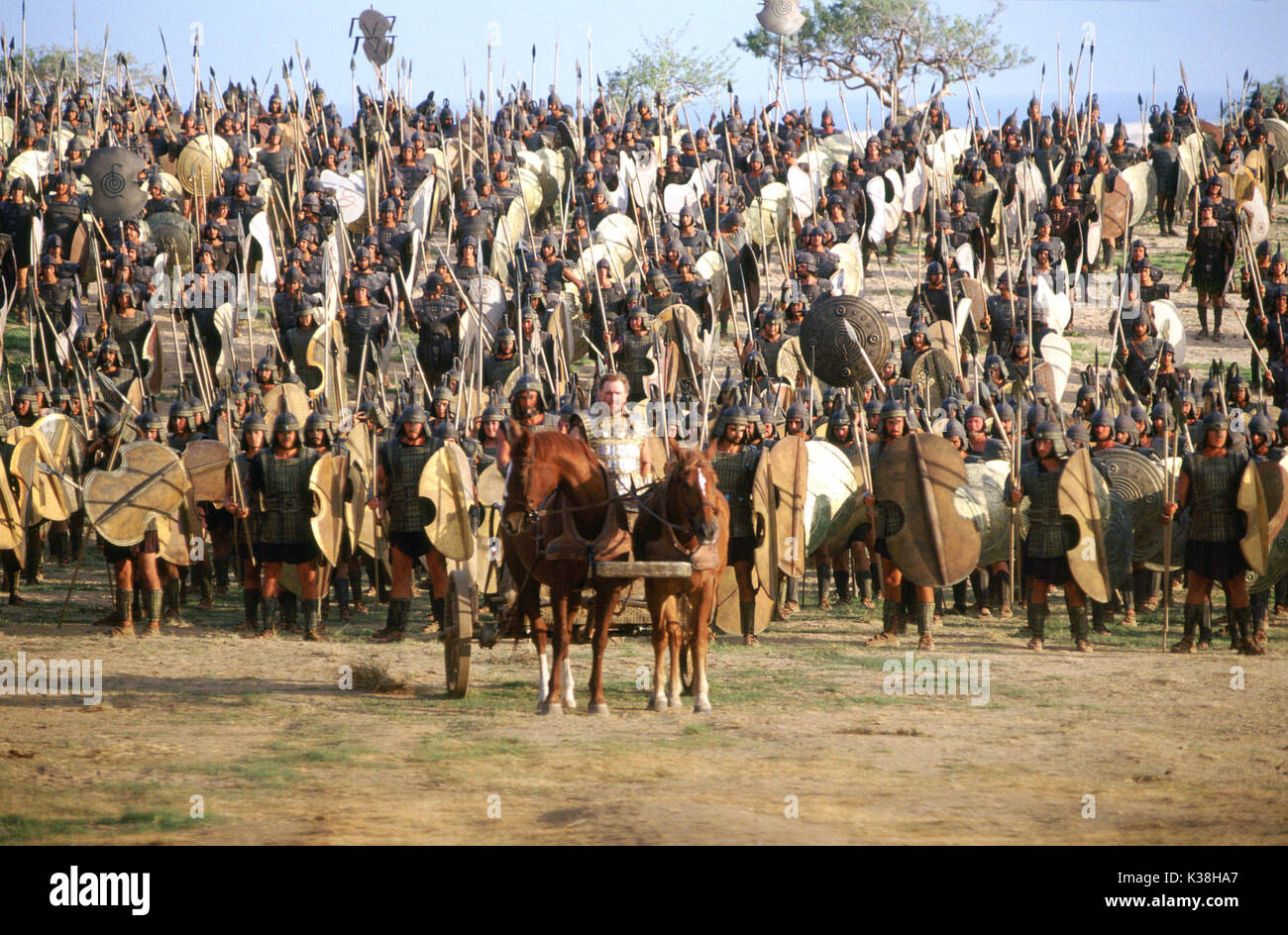 The Greek Armies amass outside the city of Troy in Warner Bros ...