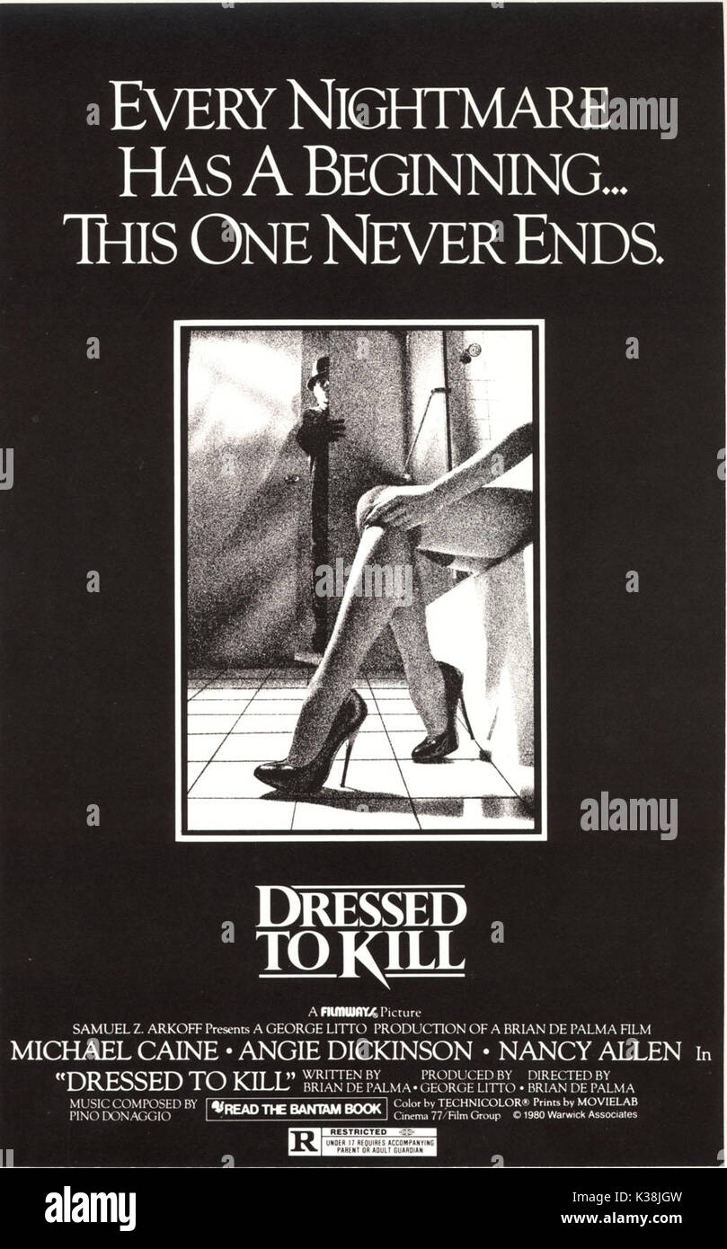 Dressed to kill 1980 hi-res stock photography and images - Alamy