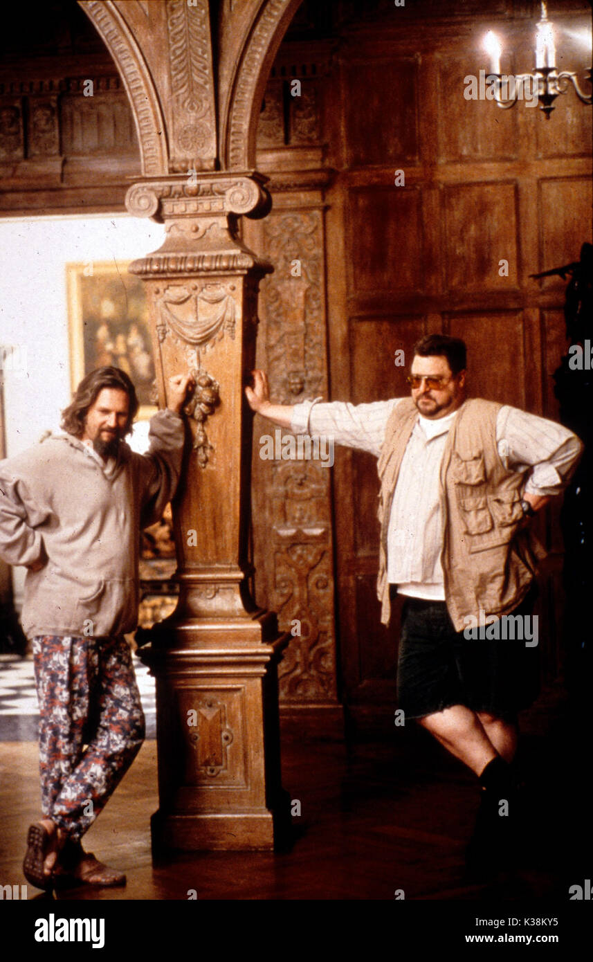 THE BIG LEBOWSKI JEFF BRIDGES, JOHN GOODMAN Stock Photo - Alamy