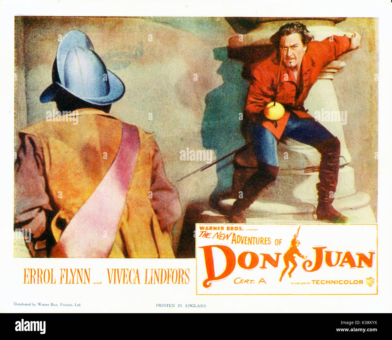 ADVENTURES OF DON JUAN aka THE NEW ADVBENTURES OF DON JUAN ERROL FLYNN ...