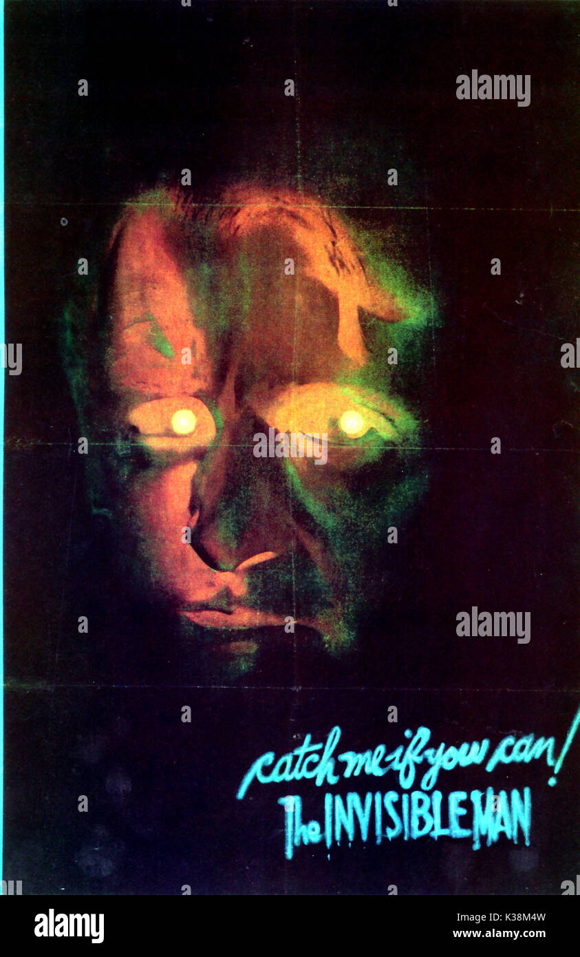 THE INVISIBLE MAN POSTER Stock Photo - Alamy