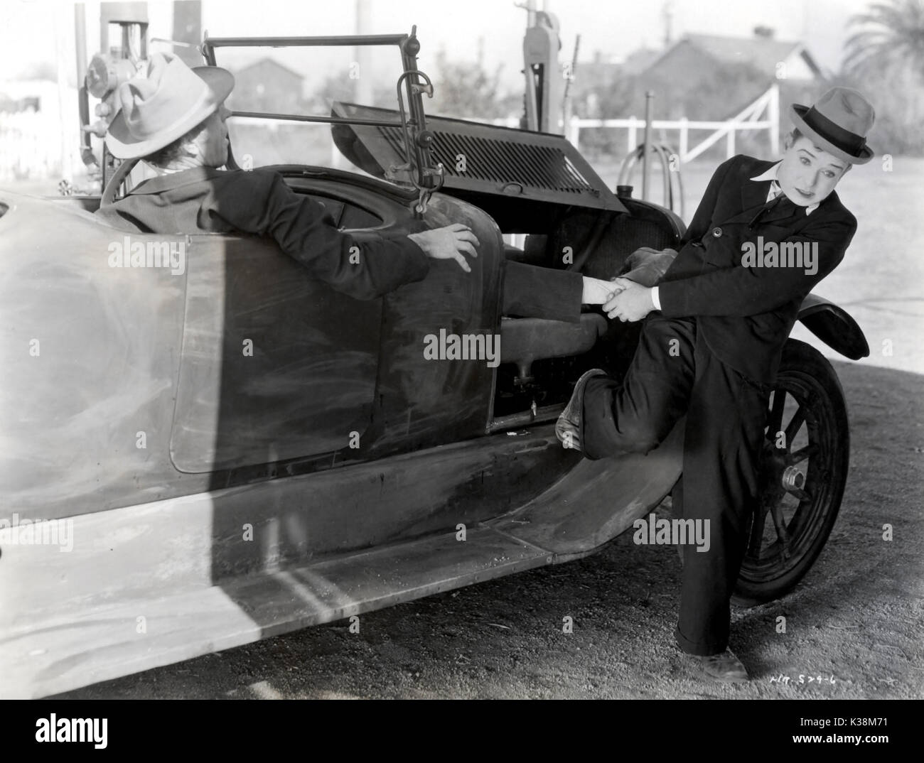 THE BIG KICK , HARRY LANGDON Stock Photo - Alamy