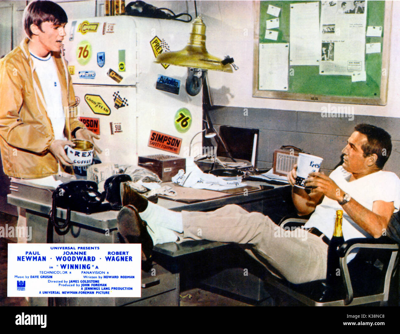 WINNING RICHARD THOMAS, PAUL NEWMAN Stock Photo - Alamy