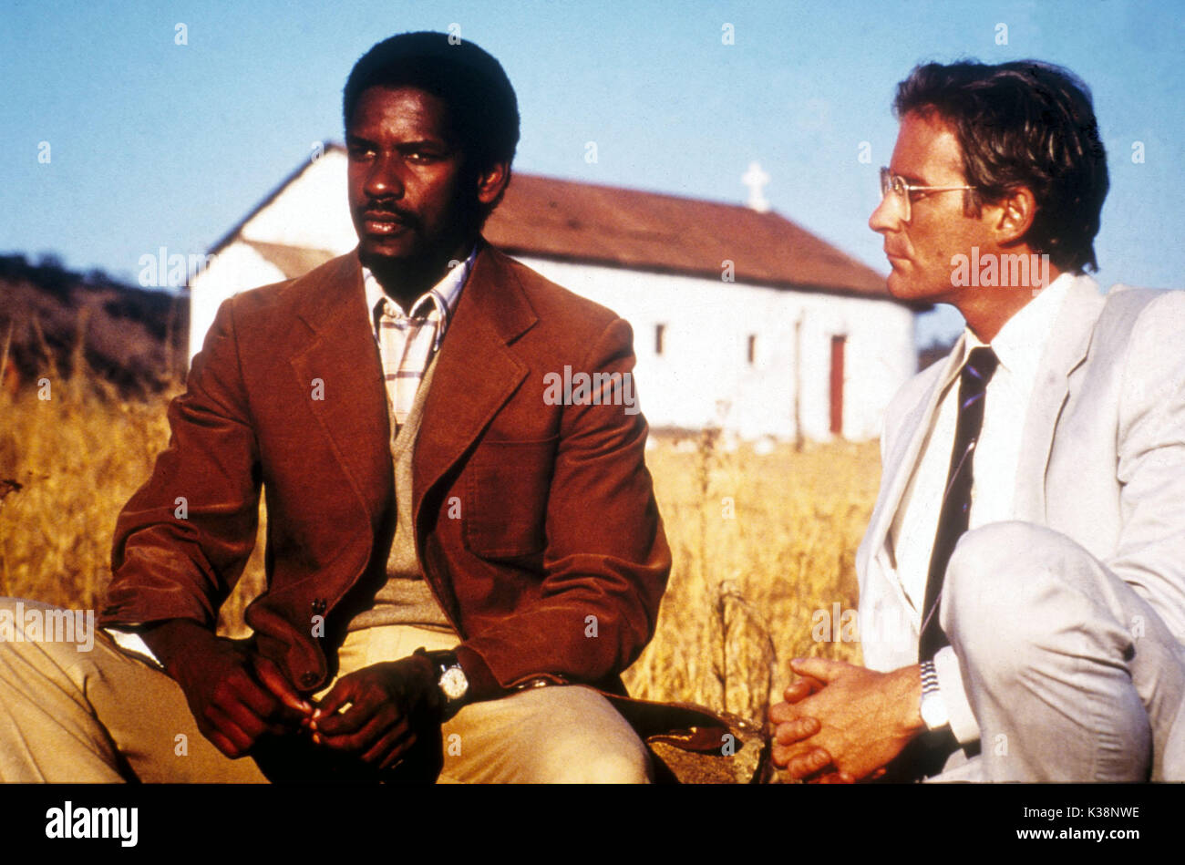CRY FREEDOM DENZEL WASHINGTON as Steve Biko, KEVIN KLINE as Donald ...