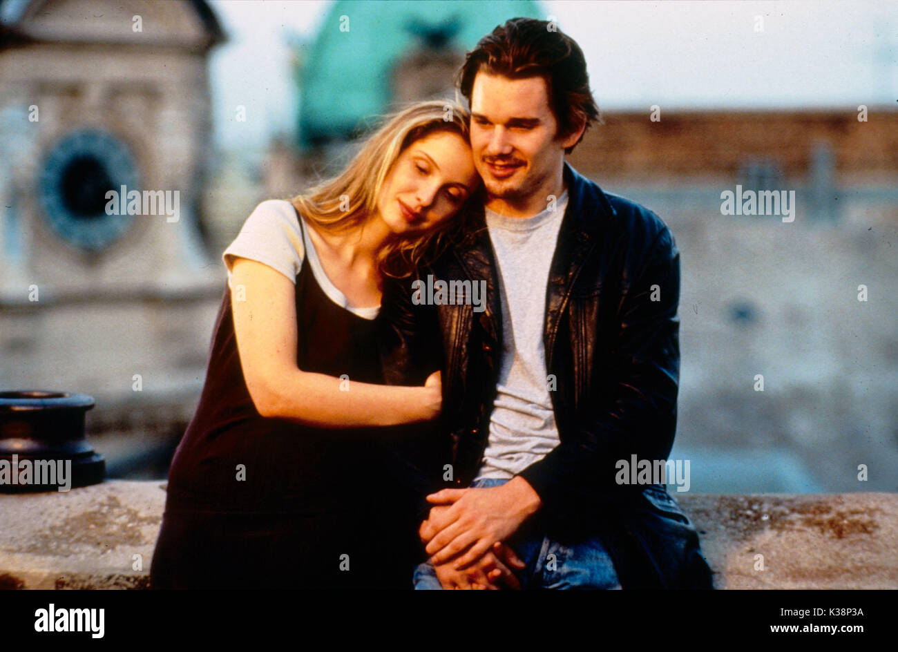 Ethan Hawke Julie Delpy Before Sunrise High Resolution Stock ...