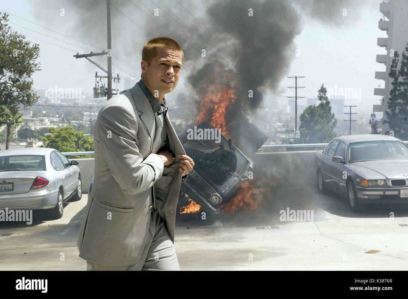 BRAD PITT stars in Ocean's Twelve, also starring George Clooney, Matt ...