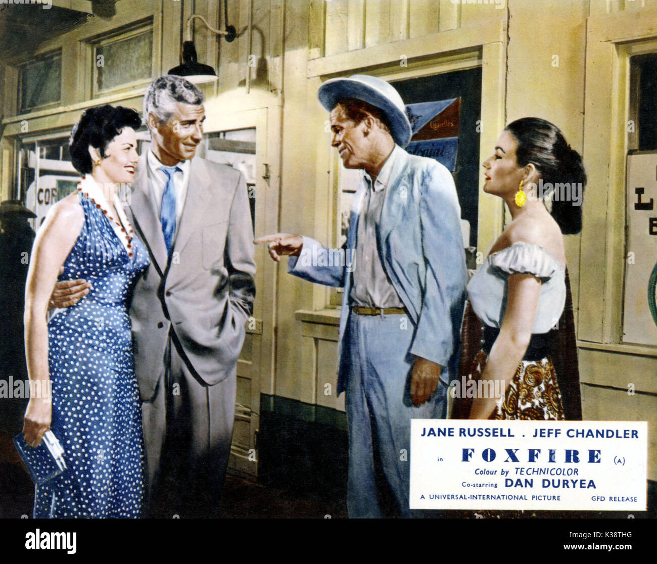 FOXFIRE JANE RUSSELL, JEFF CHANDLER, DAN DURYEA, MARA CORDAY Date: 1955 ...