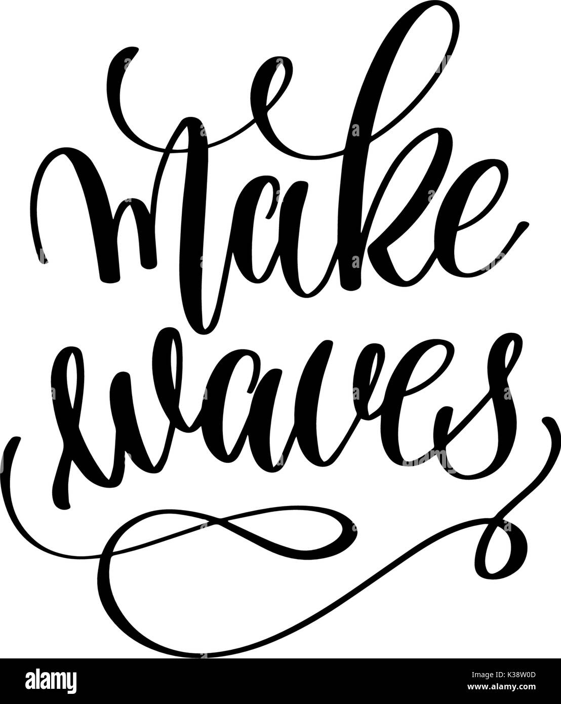 Positive waves Stock Vector Images - Alamy