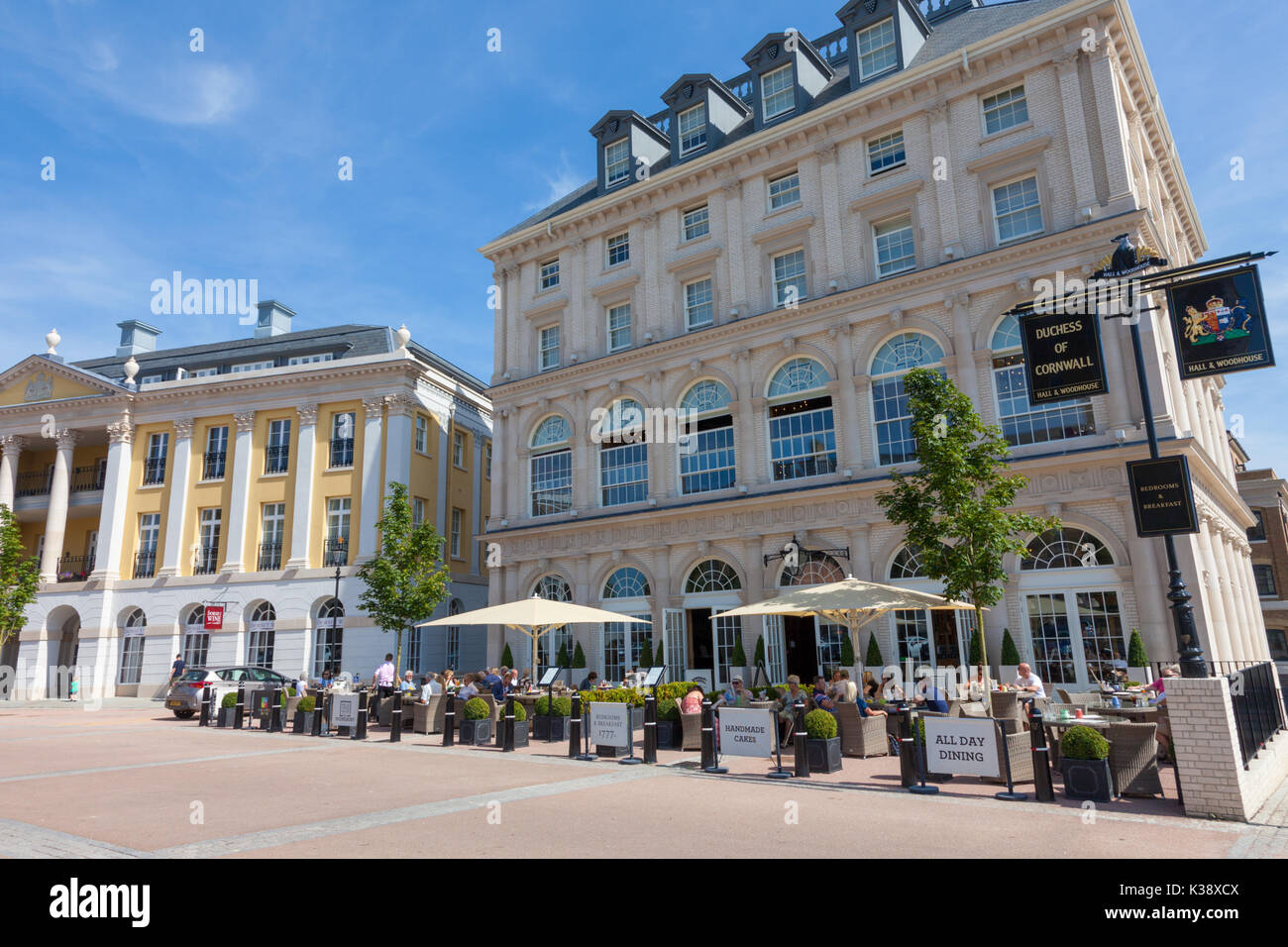 Poundbury, Dorchester, Dorset UK. A new urban development on land Stock ...