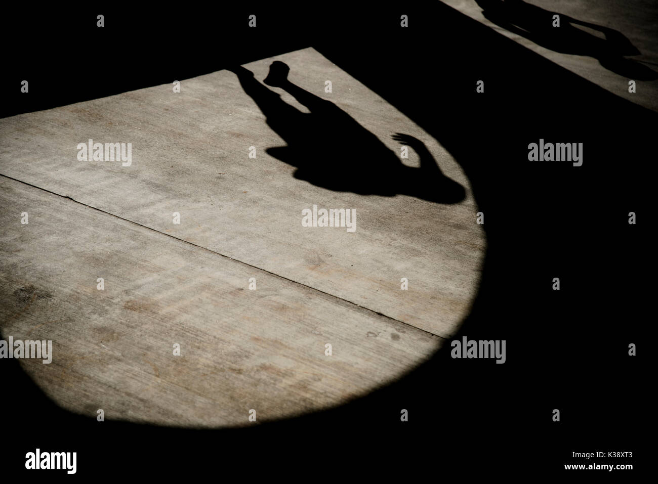 Shadow of Men, backlit abstract Stock Photo - Alamy