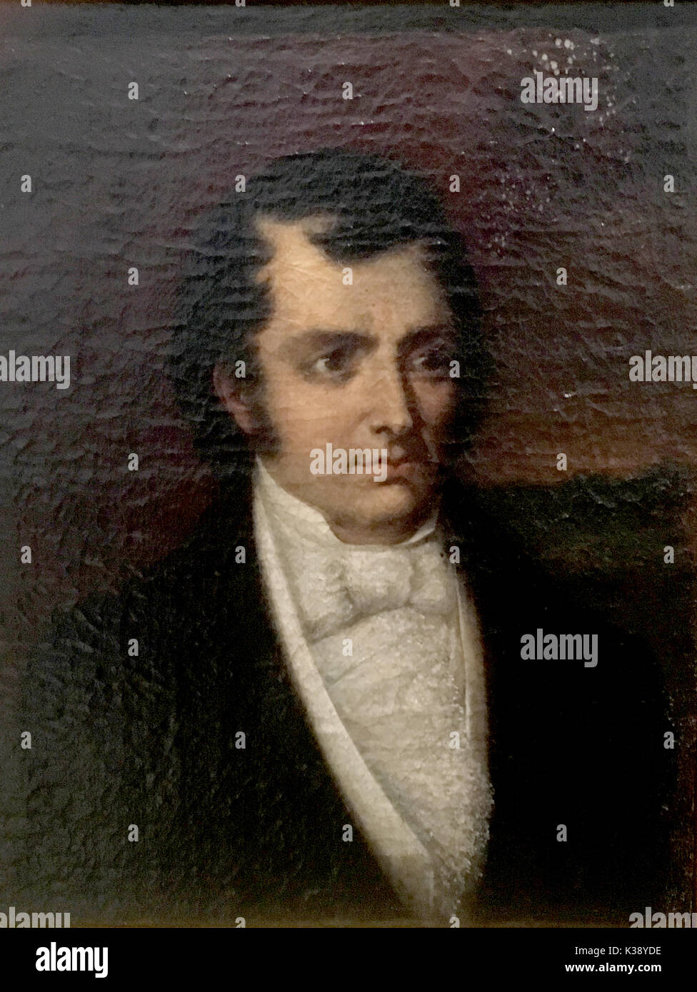 BUENOS AIRES, ARGENTINA - NOVEMBER 01, 2017: Old paint of Juan Jose ...