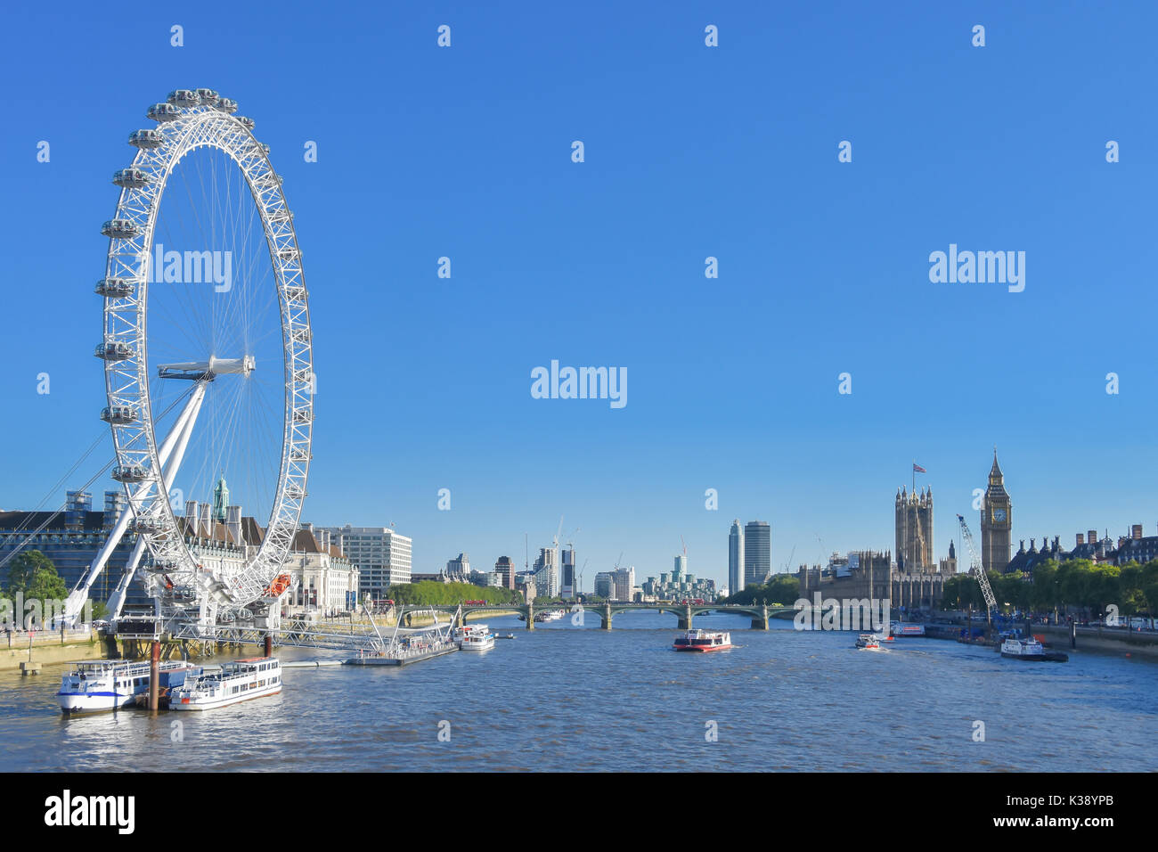 Big ben and river thames hi-res stock photography and images - Alamy