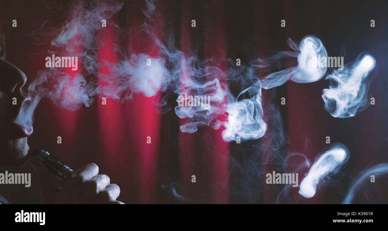 Vaping clouds hi-res stock photography and images - Alamy
