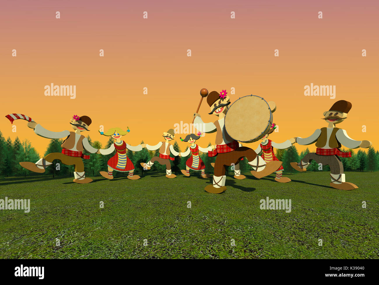 Traditional folk dance 3. Collection Stock Photo - Alamy