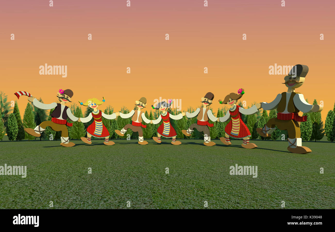Traditional folk dance 1 Stock Photo - Alamy