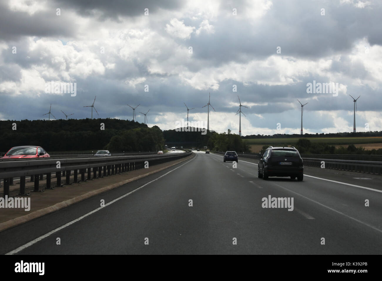 motorway in Germany Stock Photo - Alamy