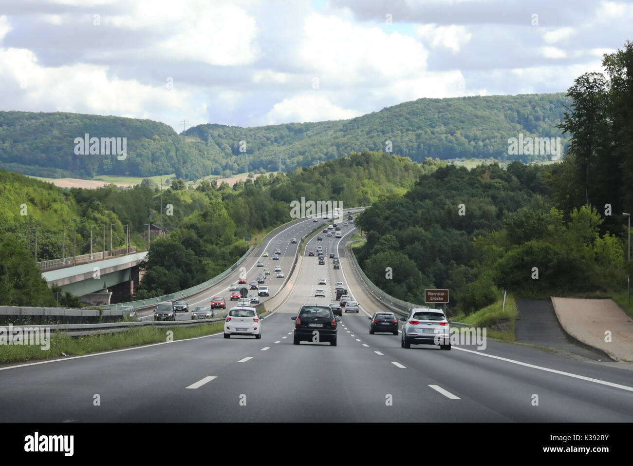 motorway in Germany Stock Photo - Alamy