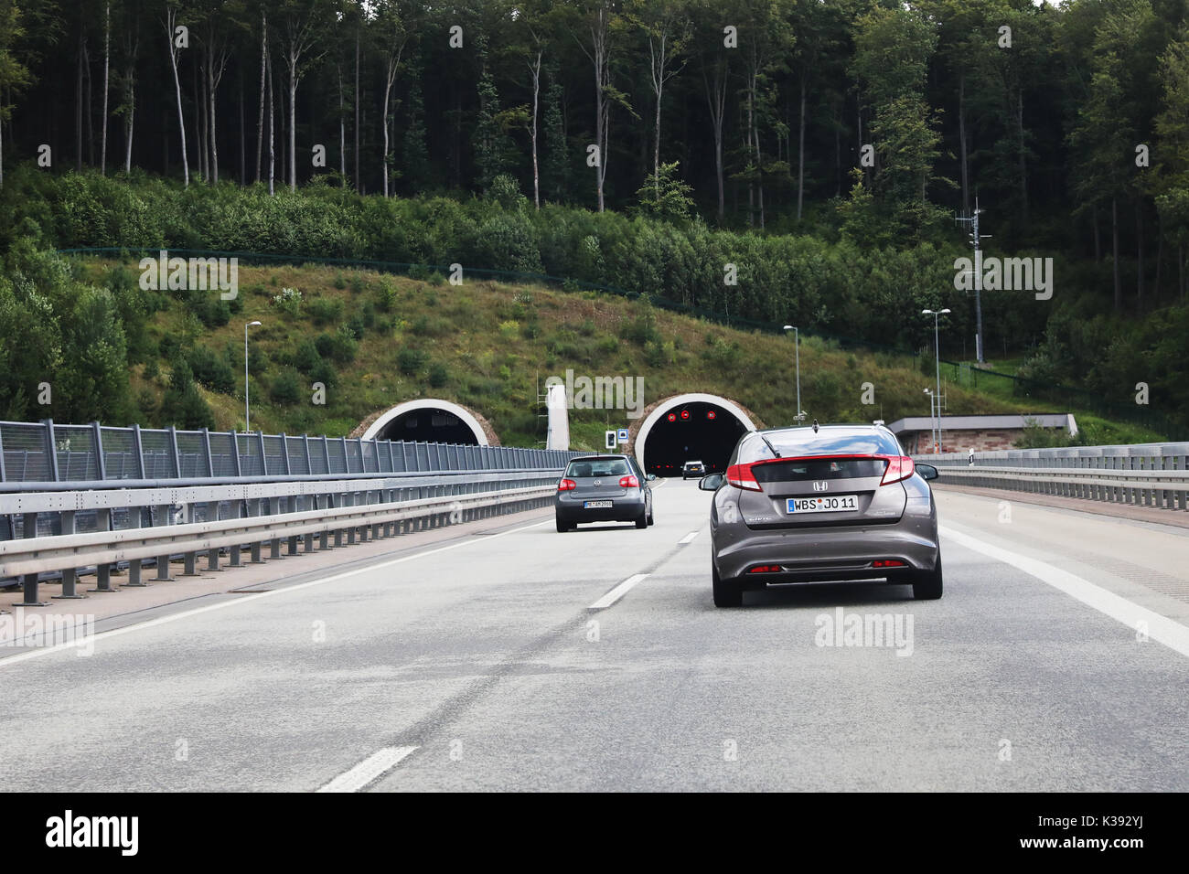motorway in Germany Stock Photo - Alamy