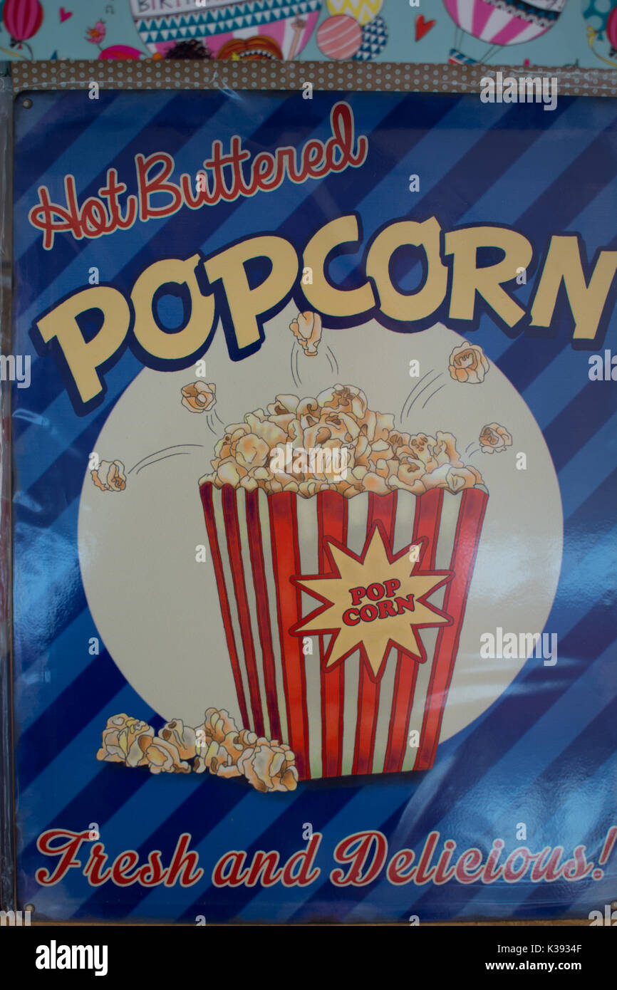 Corn On The Cob Banner Pop Corn Vegetable Butter Concession Stand Sign ...