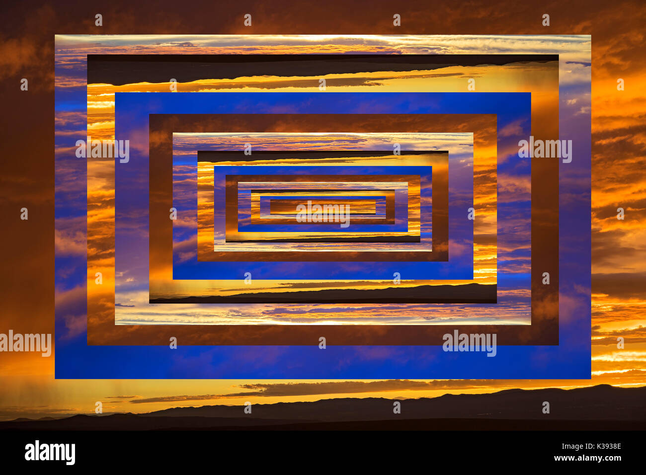 Abstracted frames hi-res stock photography and images - Alamy