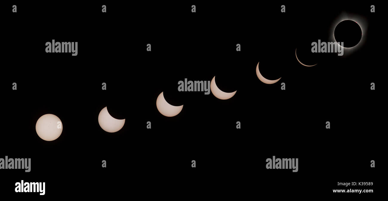 Total solar eclipse composite hi-res stock photography and images - Alamy