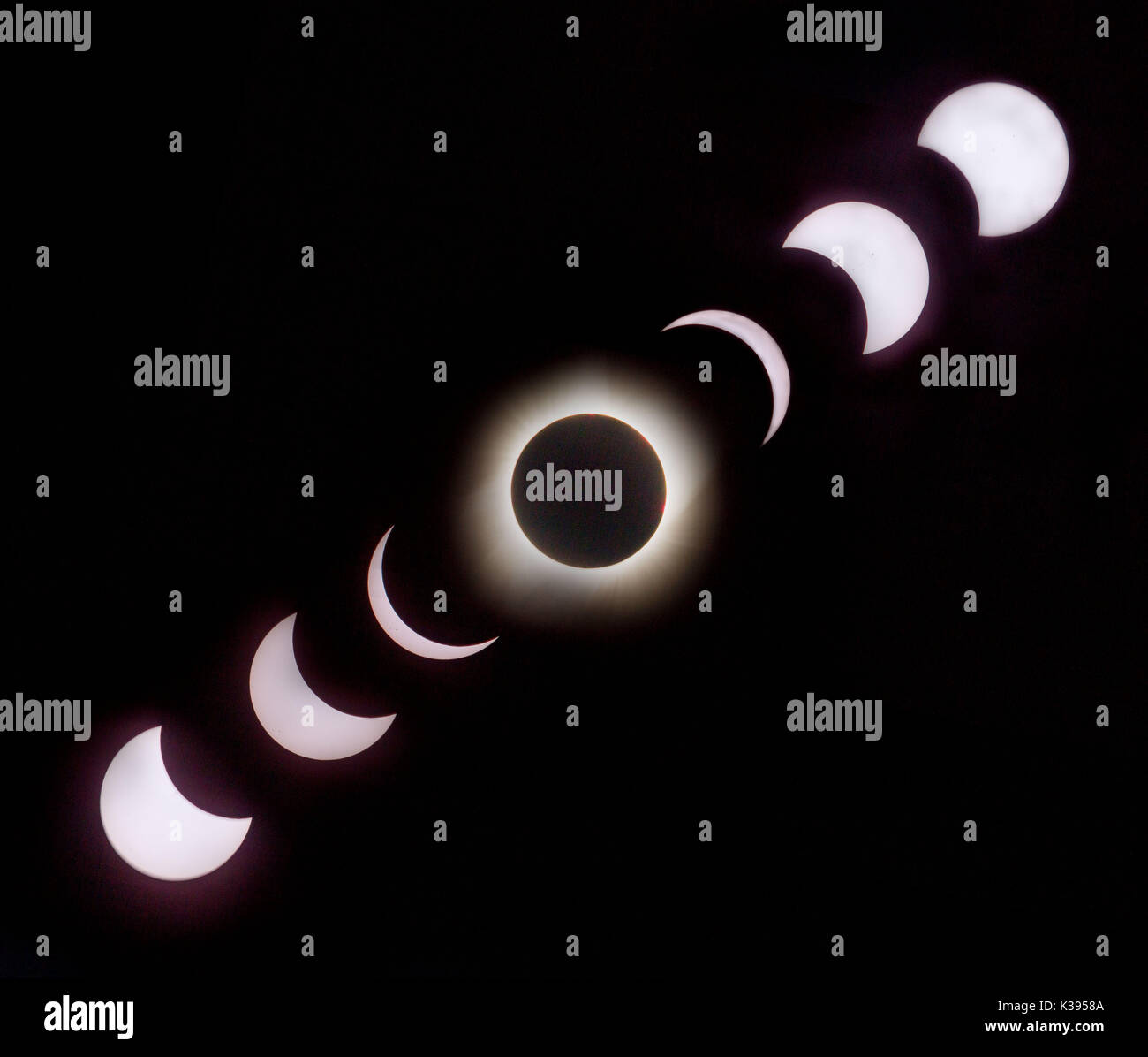 Total solar eclipse composite hi-res stock photography and images - Alamy