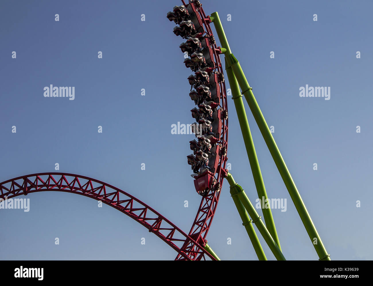 Inverted roller coaster hi-res stock photography and images - Alamy