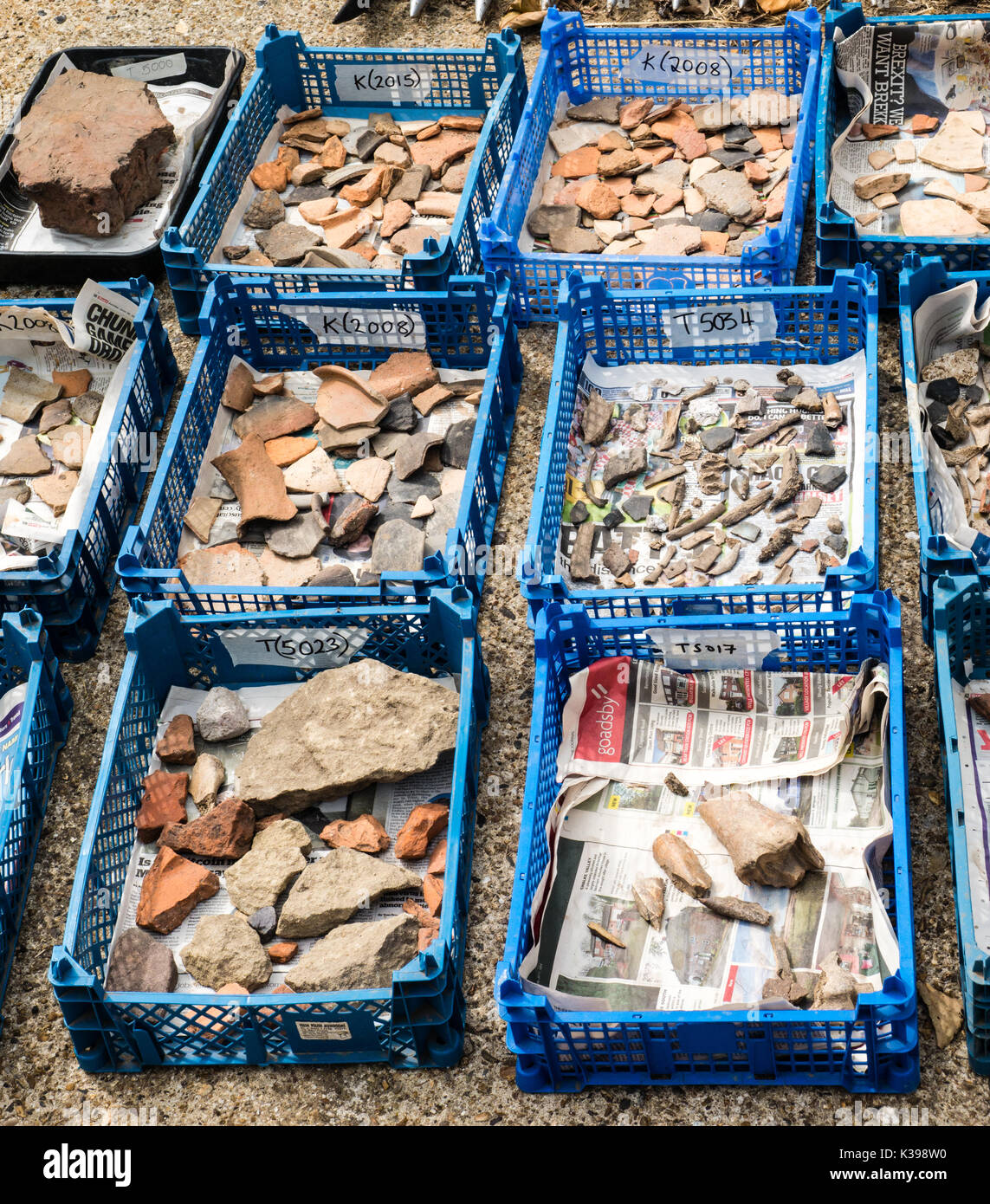 Silchester Roman City Walls and Amphitheatre, Archaeological Digg by ...