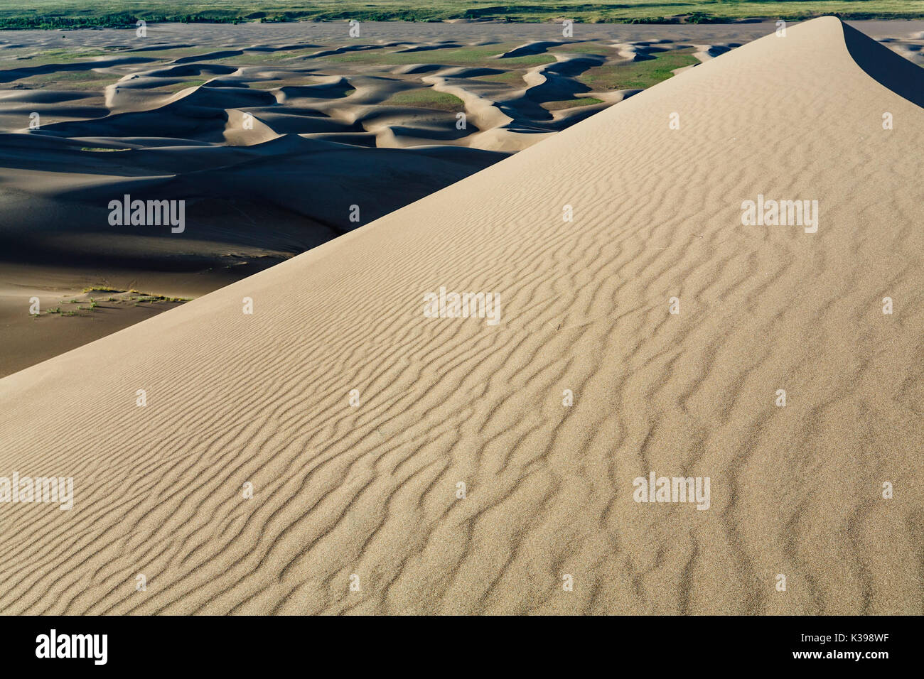 Dunes and ripples, Great Sand Dunes National Park and Preserve ...