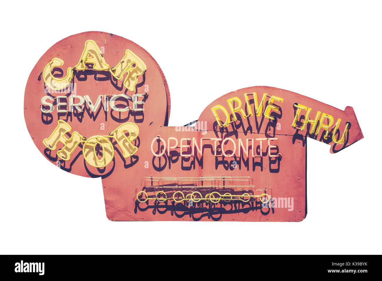 Restaurant and drive thru sign Cut Out Stock Images & Pictures - Alamy
