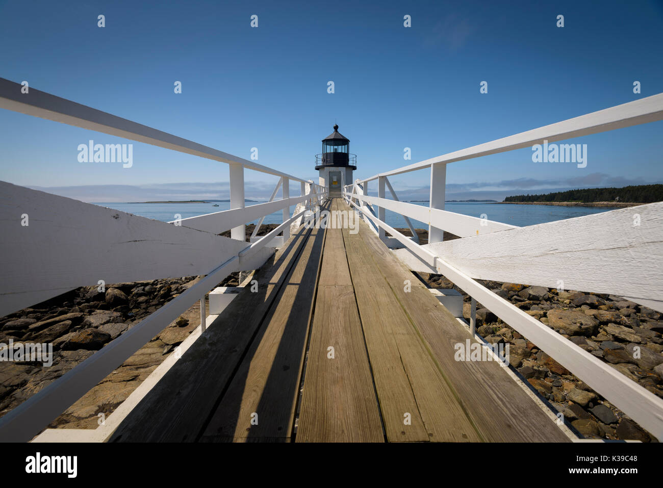 Marshall Point Lighthouse, Port Clyde, Maine Stock Photo - Alamy